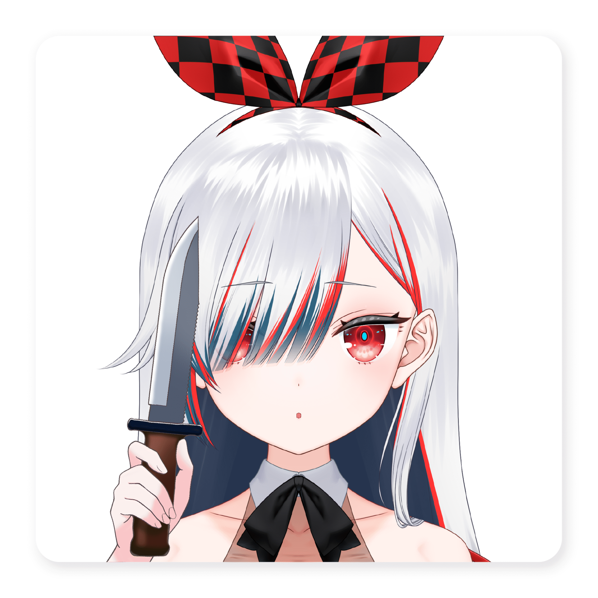 【Vtuber向け】銃を持つ手のイラスト｜Vtuber・配信向けフリー素材 / Illustration of a hand holding ...