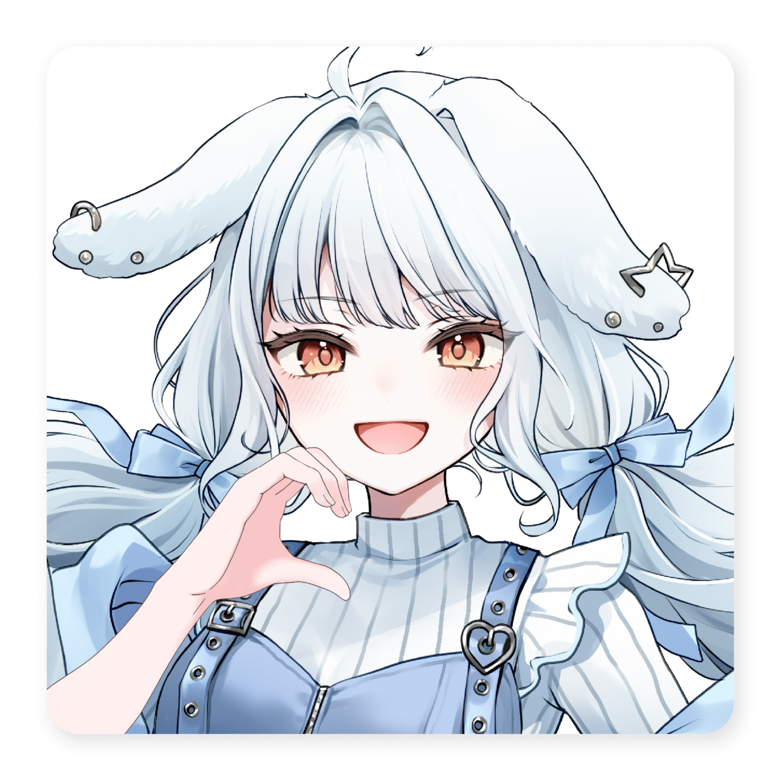 【手のイラスト素材】がおーの手｜Vtuber・配信向けフリー素材 / Illustration of a Gao hand for Vtubers