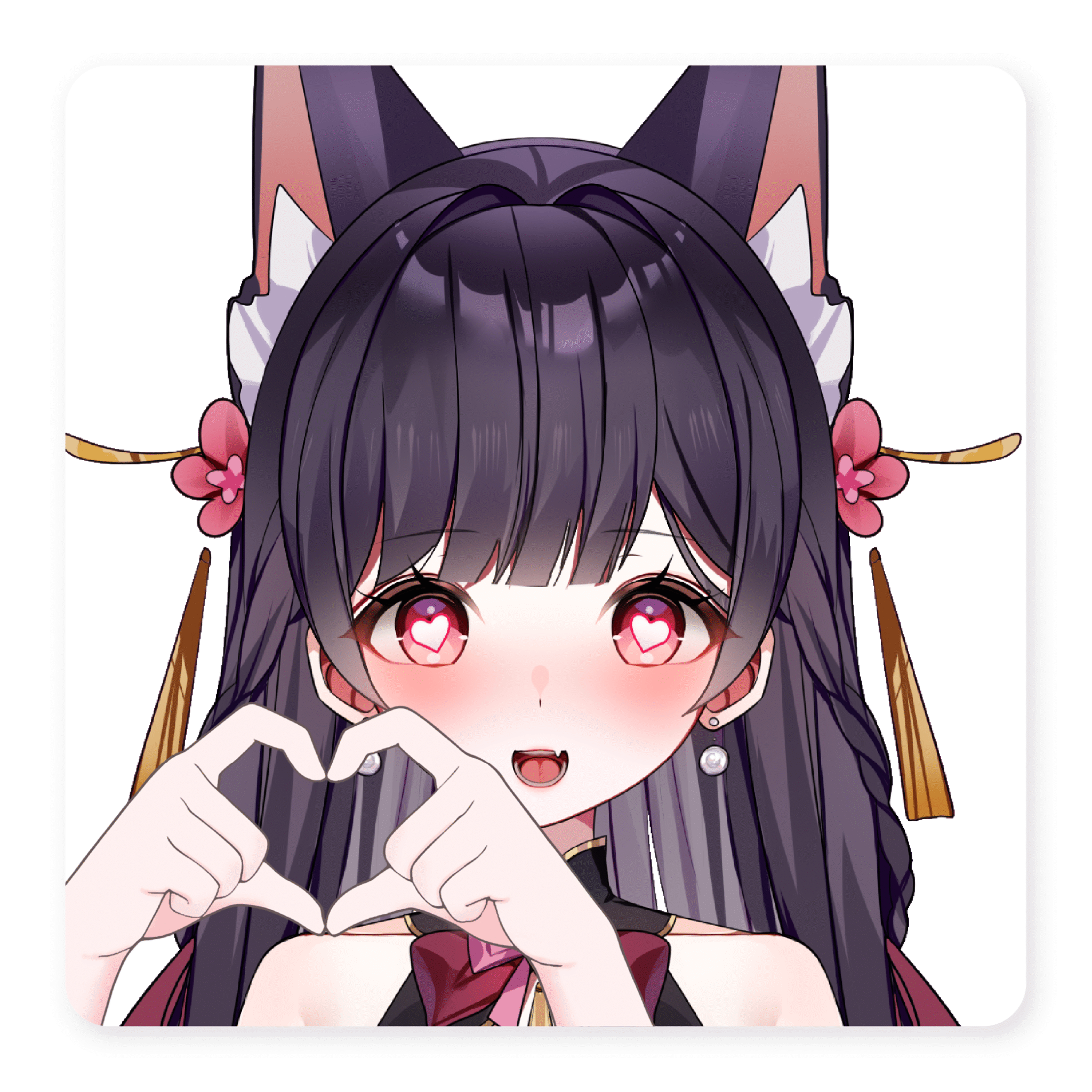 【Vtuber向け】銃を持つ手のイラスト｜Vtuber・配信向けフリー素材 / Illustration of a hand holding ...