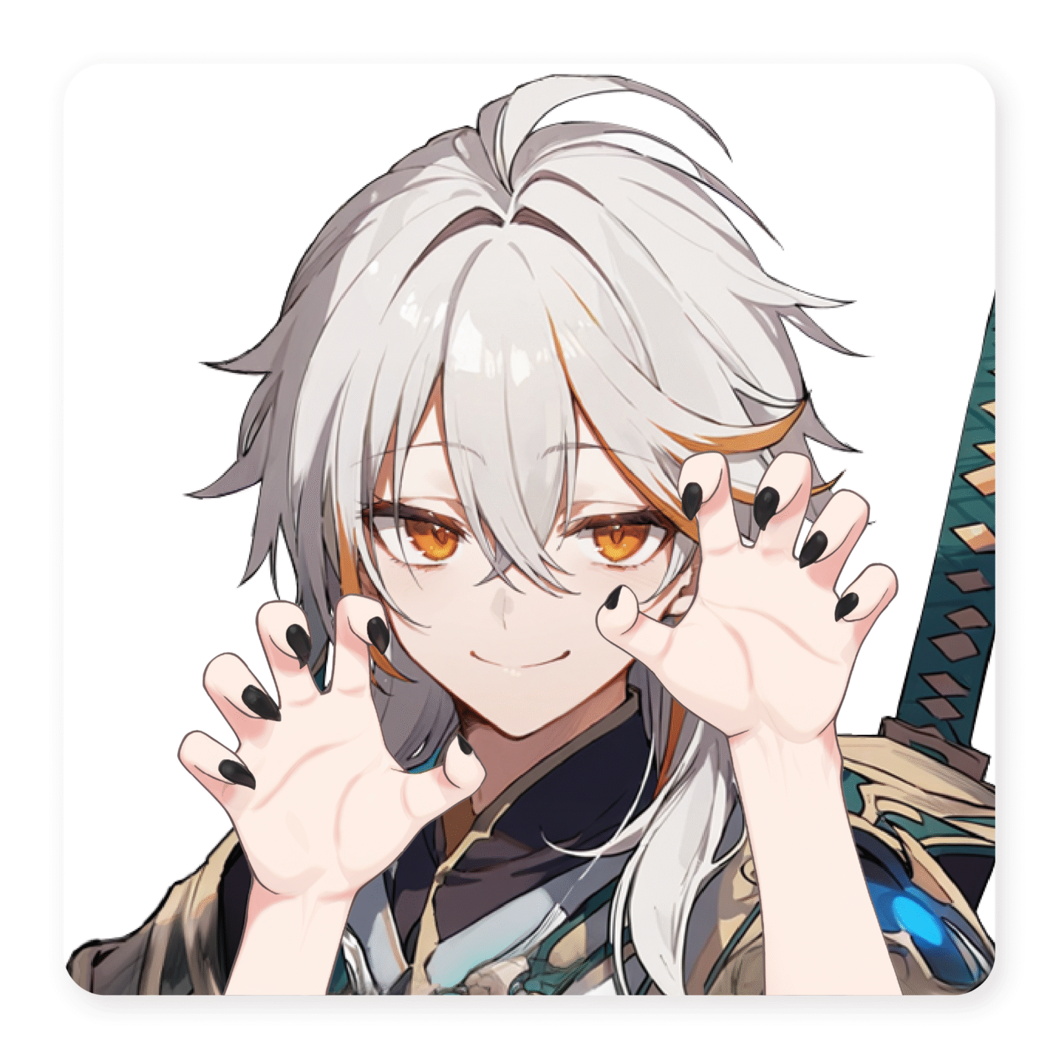 【手のイラスト素材】控えめなお願いポーズの手｜Vtuber・配信向けフリー素材 / Illustration of a modest hand ...