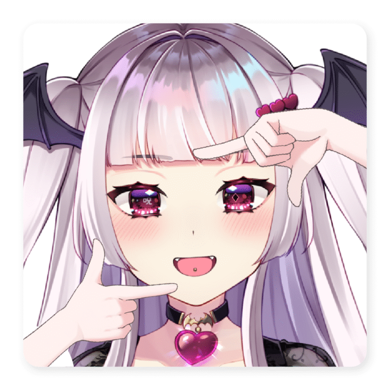 【Vtuber向け】銃を持つ手のイラスト｜Vtuber・配信向けフリー素材 / Illustration of a hand holding ...