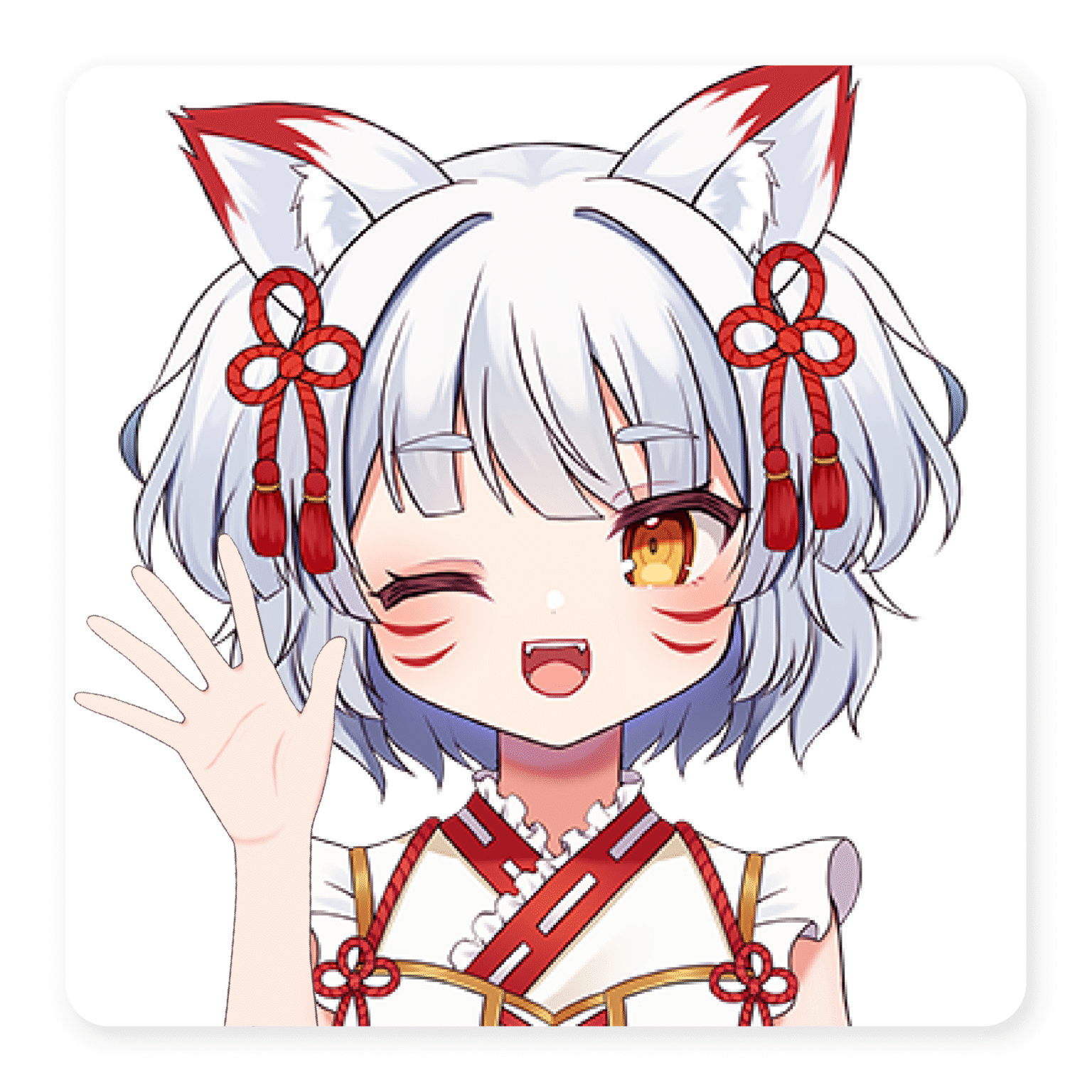 【Vtuber向け】銃を持つ手のイラスト｜Vtuber・配信向けフリー素材 / Illustration of a hand holding ...