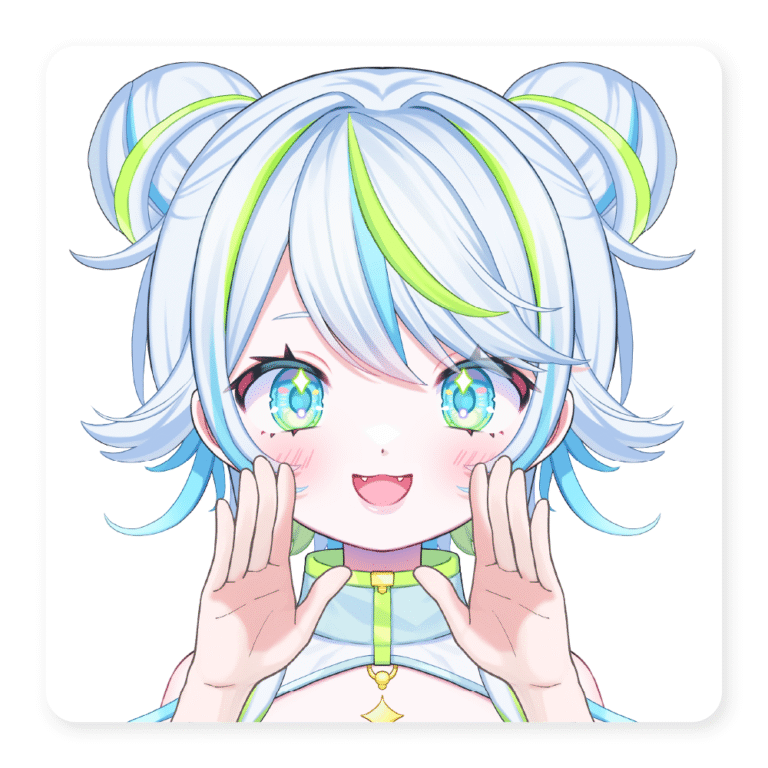 【Vtuber向け】銃を持つ手のイラスト｜Vtuber・配信向けフリー素材 / Illustration of a hand holding ...